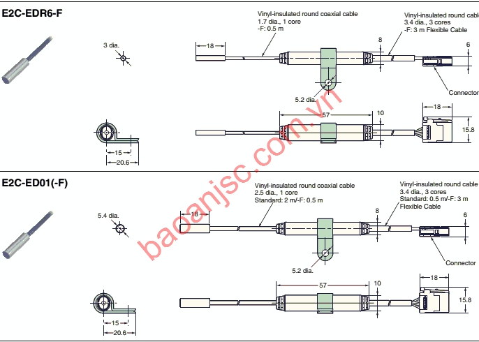 - Omron Proximity sensor E2C-EDA series - baoanjsc.com.vn